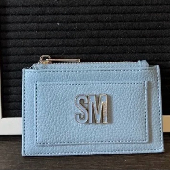 Steve Madden | Bags | Steve Madden Blue Wallet | Poshmark